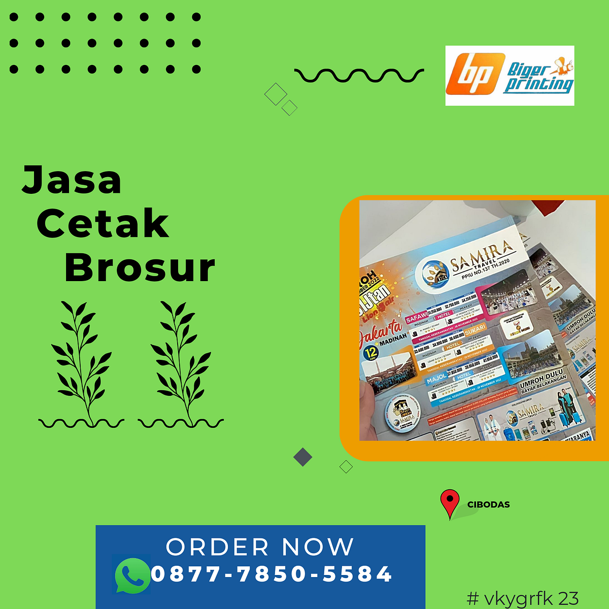 HARGA TERJANGKAU, Wa./Call.0877-7850-5584, Jasa Cetak Brosur di Cibodas Tangerang Cetak Brosur ...