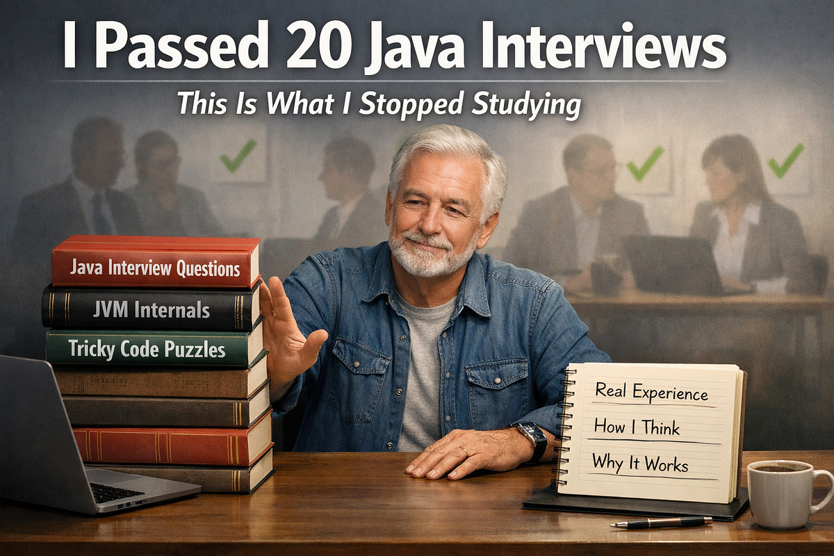 I Passed 20 Java Interviews — This Is What I Stopped Studying | by ...