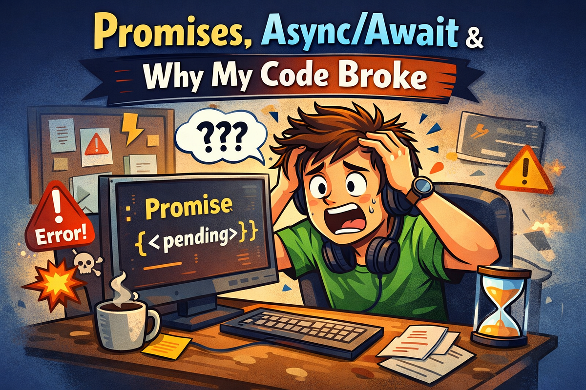 Promises, Async/Await, and Why My JavaScript Code Broke | Stackademic