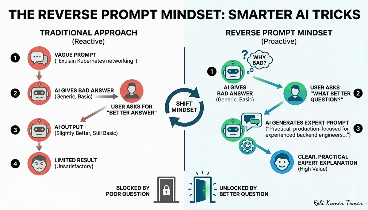 The Reverse Prompt Mindset: The Smarter AI Tricks Nobody Is Talking ...