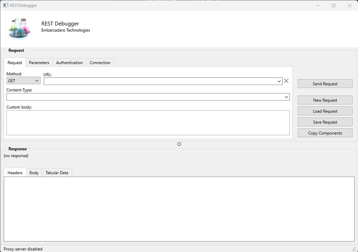 Delphi ทำงานกับ JSON ด้วย Rest Debuger ใส่ URL ของ API (กรณีนี้เป็น Get) ตรวจสอบ Tab Body ถ้าหาก ...