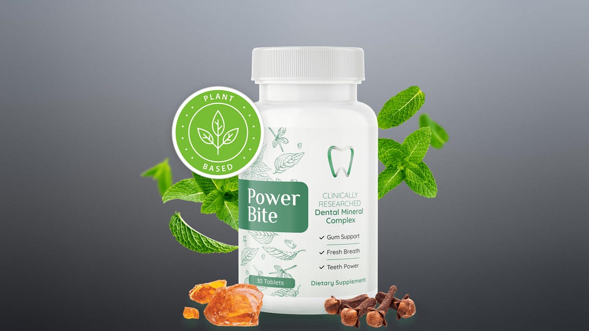 Dental supplement benefits for oral health with Power Bite - Home ...