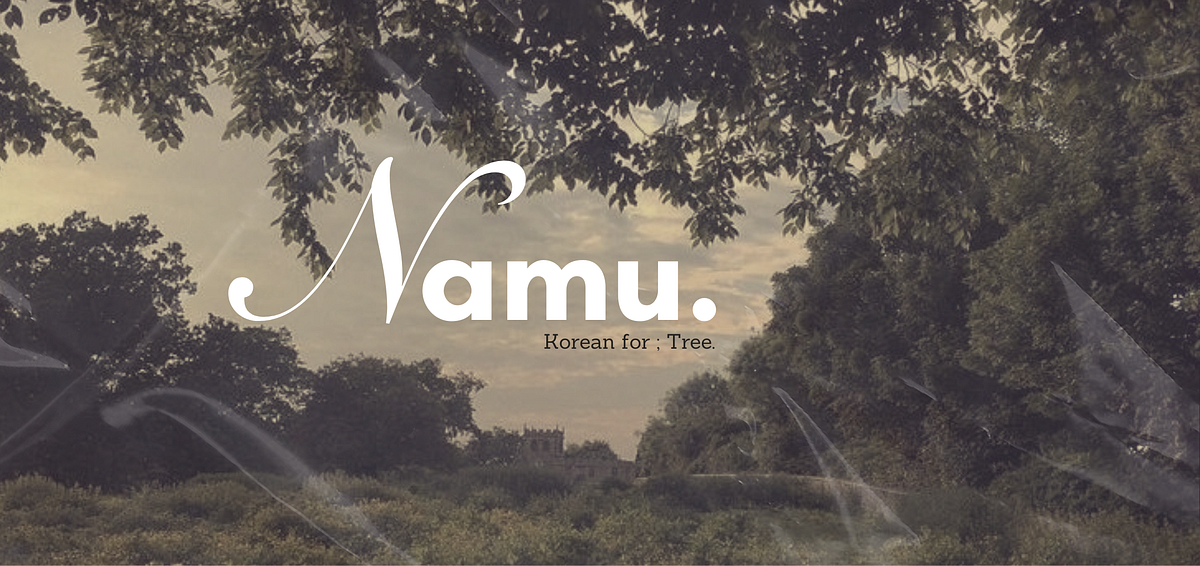 Namu.. Namu means ‘tree’ in Korean. Like a… | by Kalya Laras | Sep ...