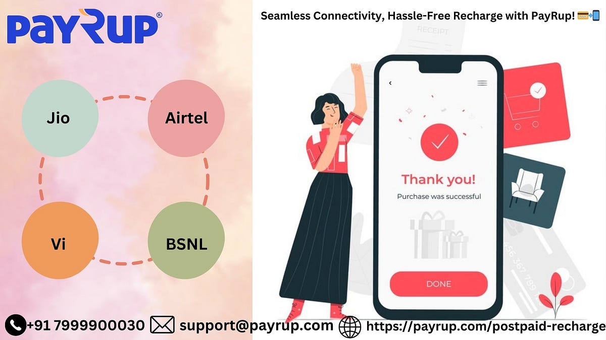 Effortless Postpaid Recharge: Power Up with PayRup! Say goodbye to the ...