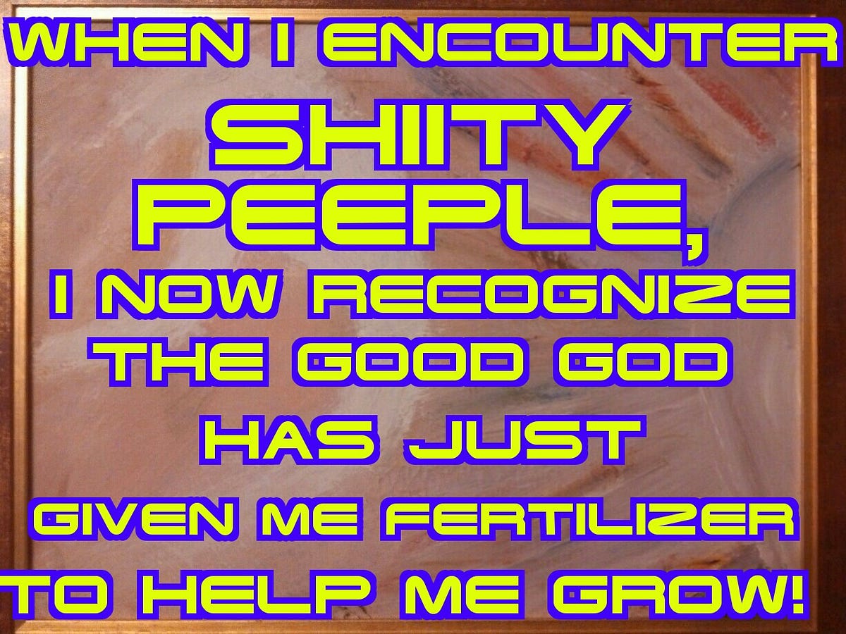 Shiity Peeple… The Fertilizer of Life! | by John Tzortzis | Medium