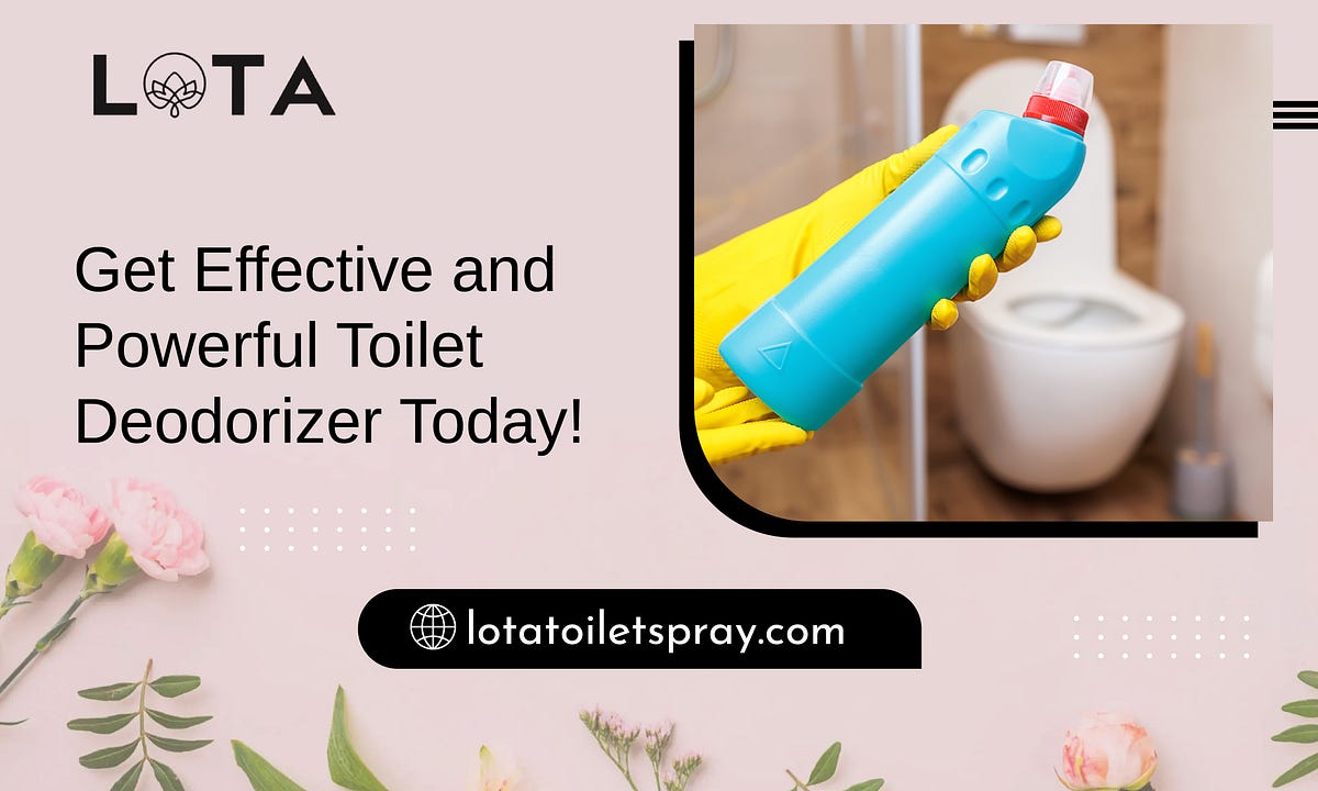 Get the Perfect Toilet Deodorizer Today! - Lota Toilet Spray - Medium