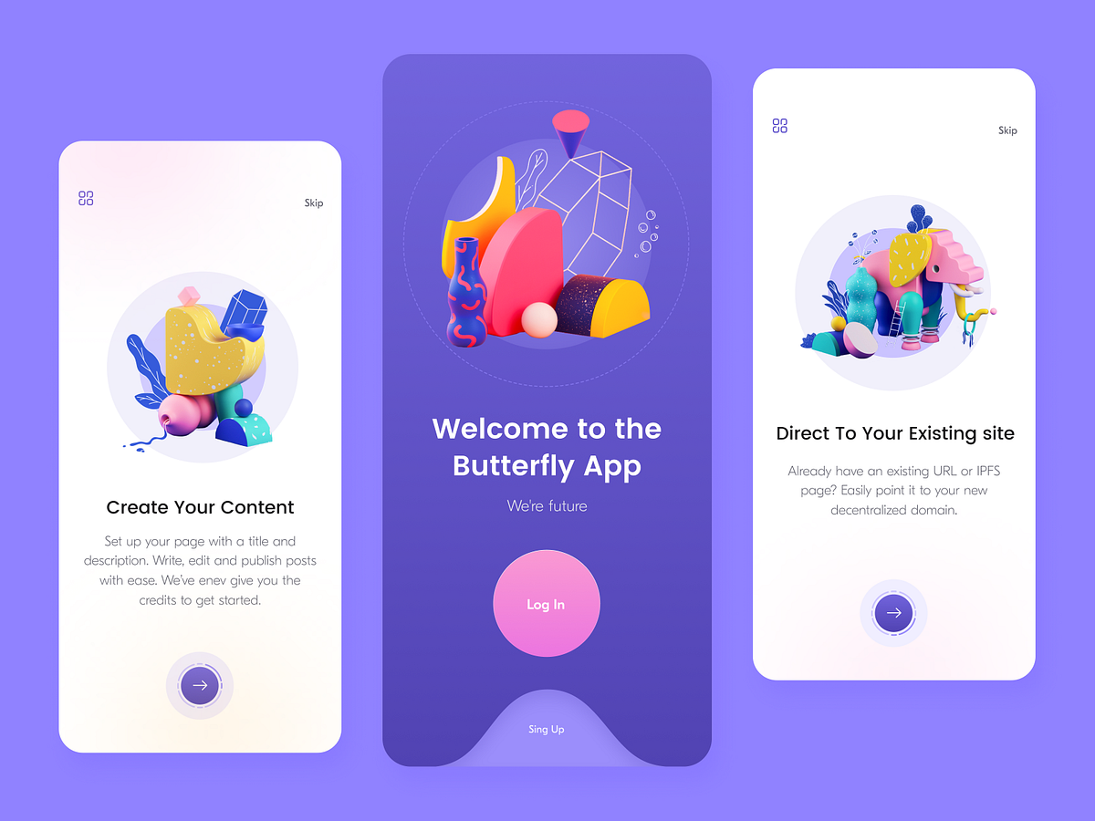 Elegant and Fresh Mobile UI/UX Designs | Medium