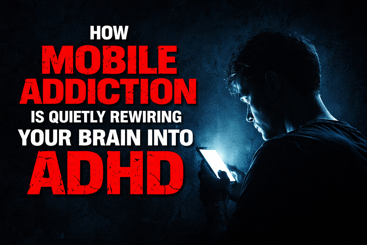 How Mobile Addiction Is Quietly Rewiring Your Brain Into ADHD | by ...