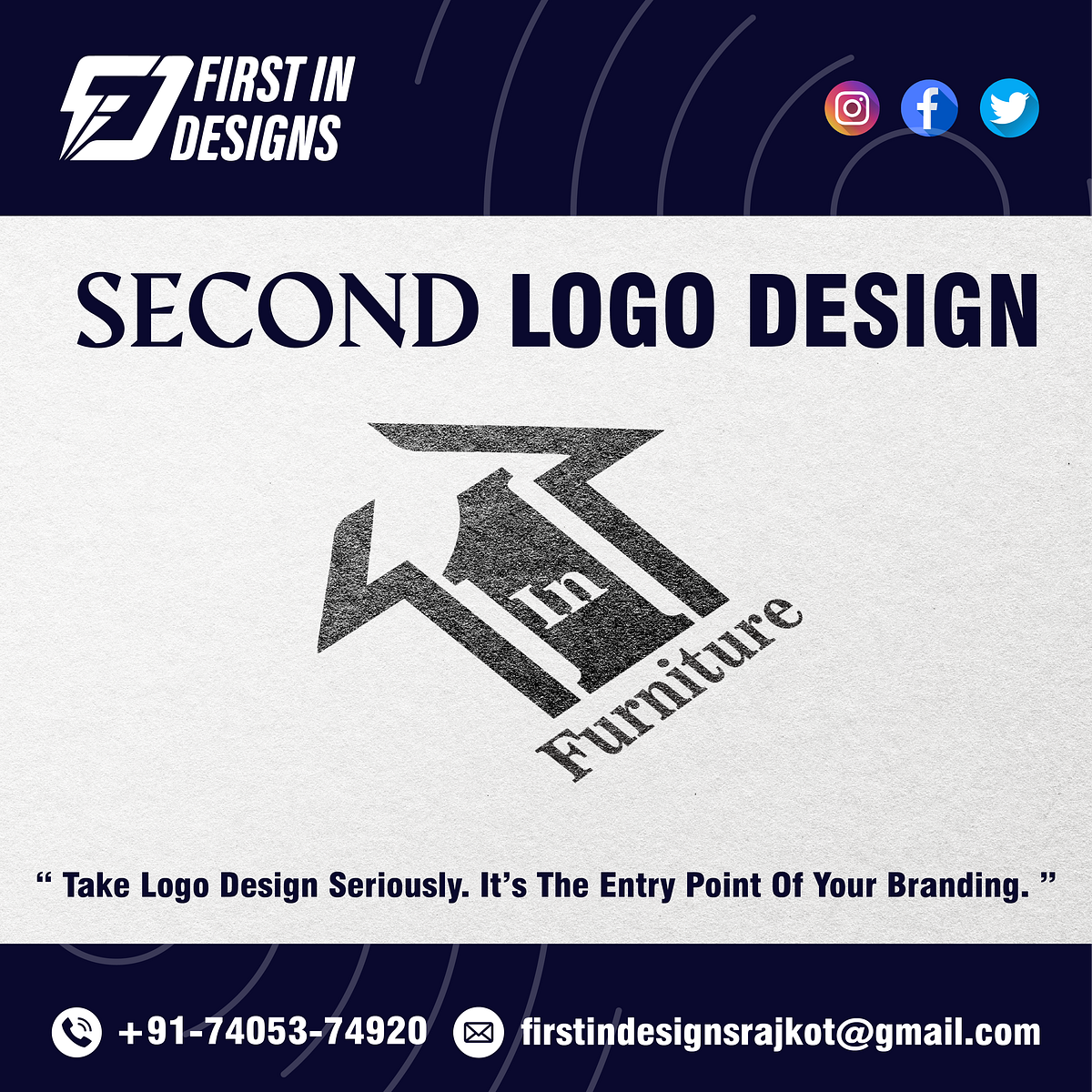 Second Logo Design 👏 - Kevalking Designer - Medium