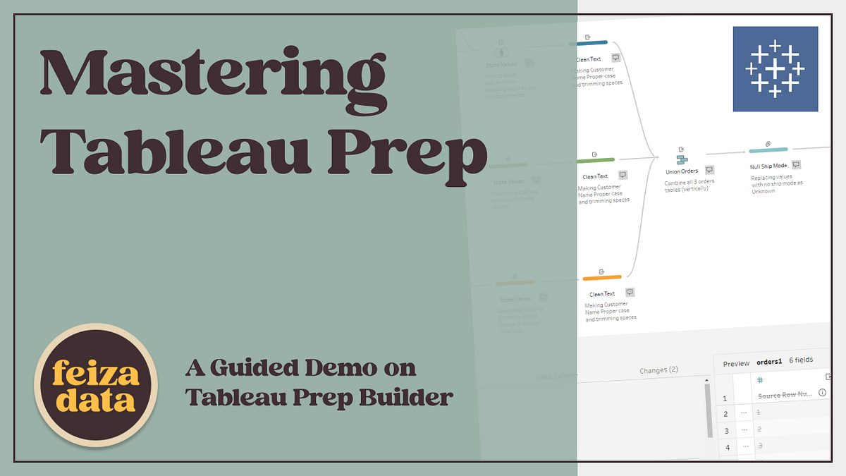 Mastering Tableau Prep: A Guided Demo | by Blake Feiza | Medium