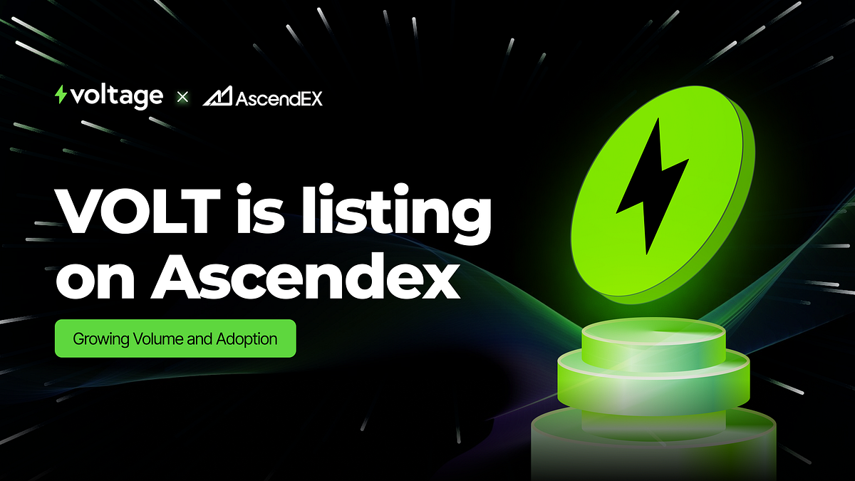 AscendEx lists $VOLT: Voltage’s Finance’s Ecosystem & Governance token ...