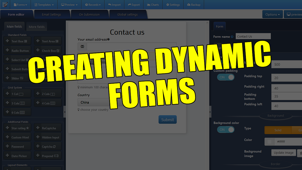 Creating Dynamic Forms: Elevating Your Forms in your site | by ...