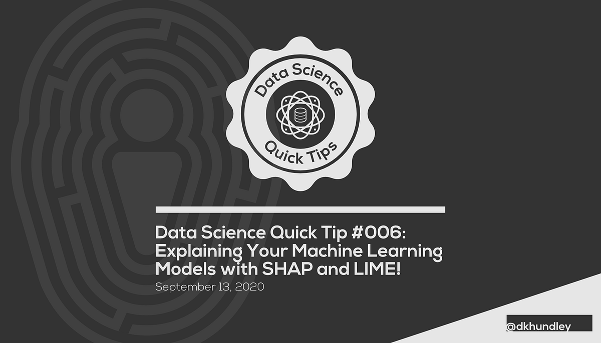 Explaining Your Machine Learning Models with SHAP and LIME! | by David ...