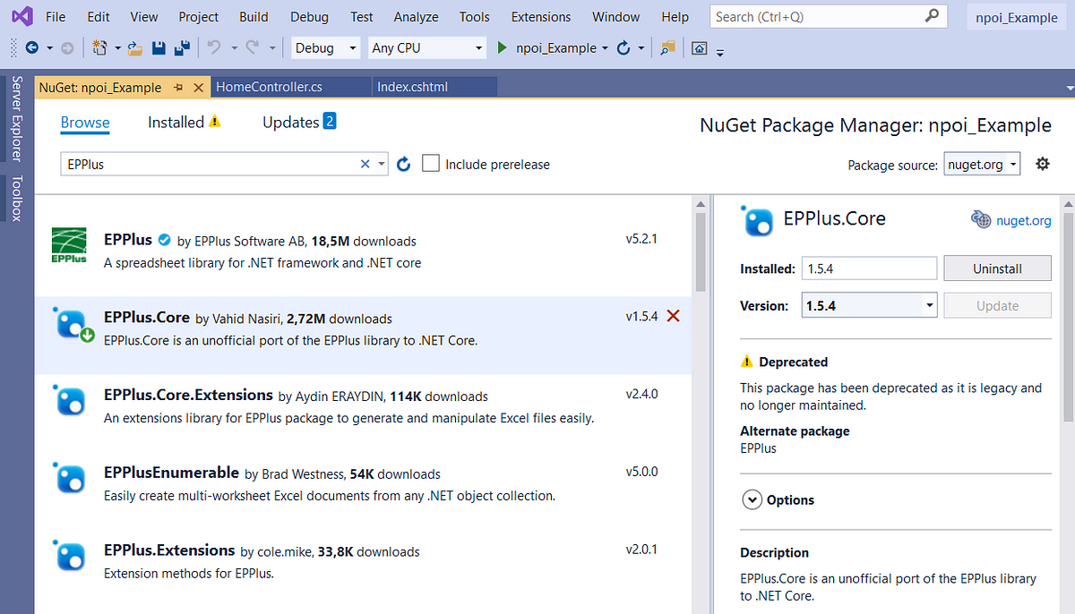 Epplus Kütüphanesini Kullanarak Asp Te Excel Export By Karani Karaman Medium