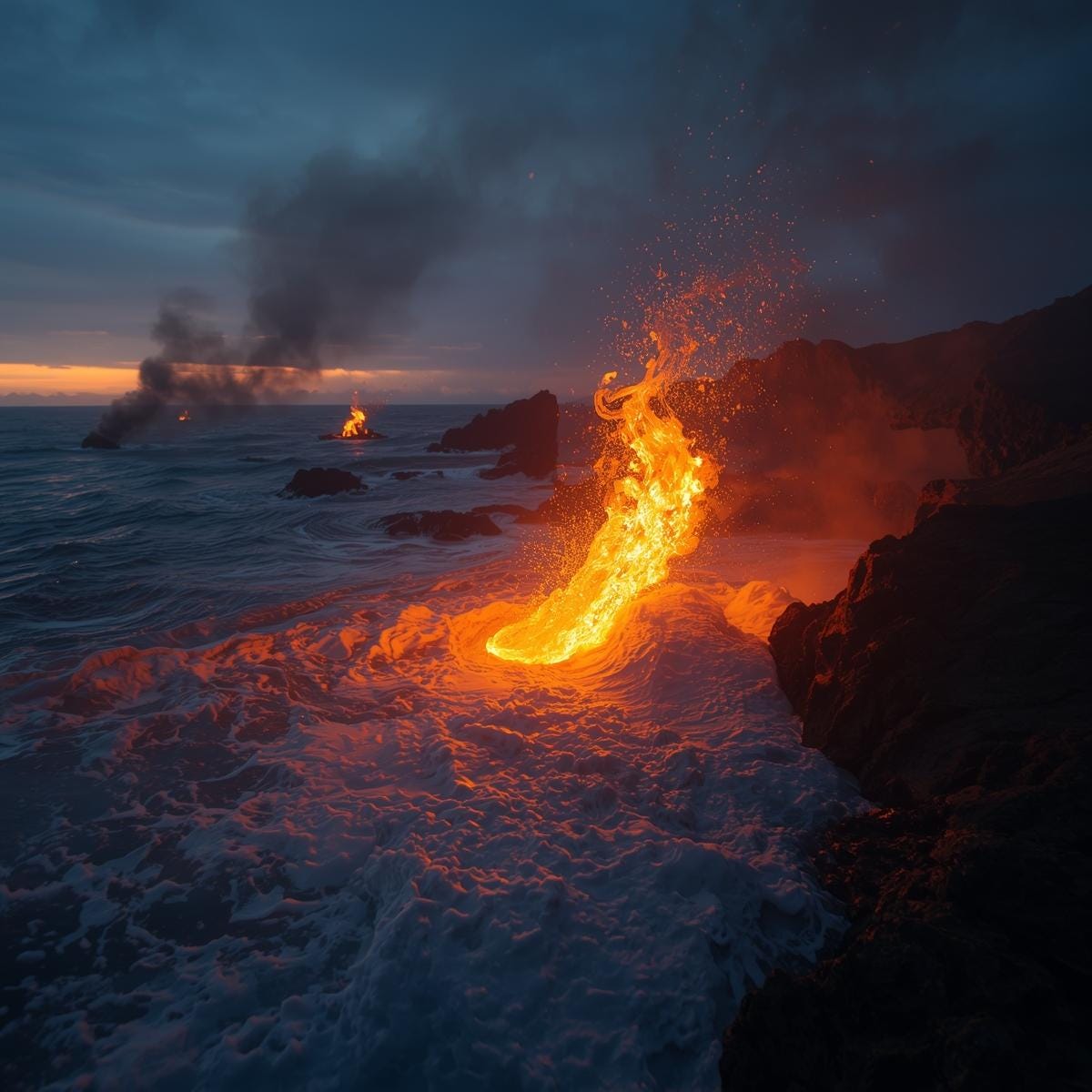 When the Ocean Catches Fire: The Burning Sea Phenomenon Explained | by ...
