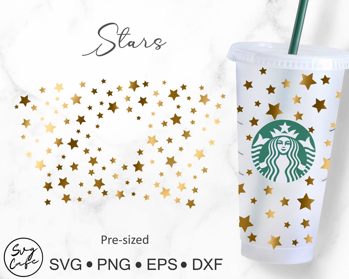 Star Svg Png Eps dxf for Starbucks Venti Cold cup 24 oz. | by Armando ...