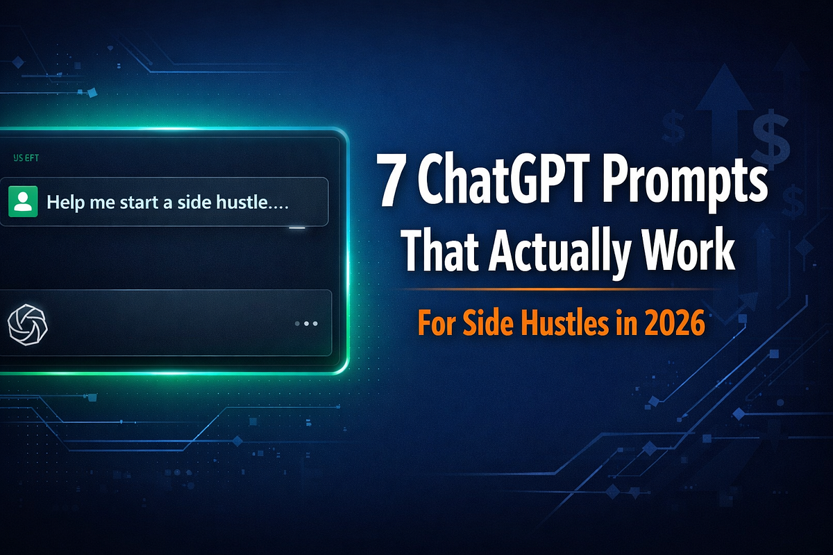These ChatGPT Prompts Will Help You Start a Profitable Side Hustle in ...