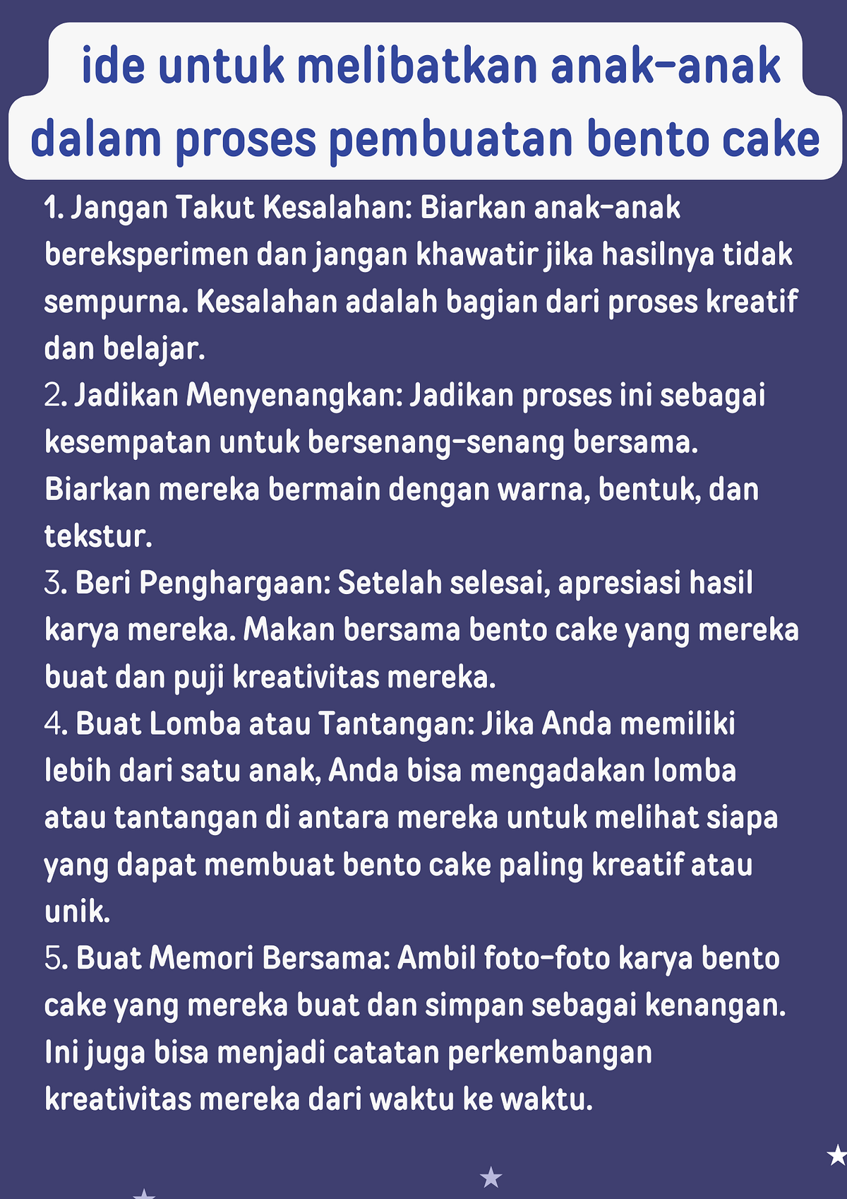 Lezat!, Butuh Kue Ulang Tahun?. Bento cake bisa berupa kue-kue kecil ...