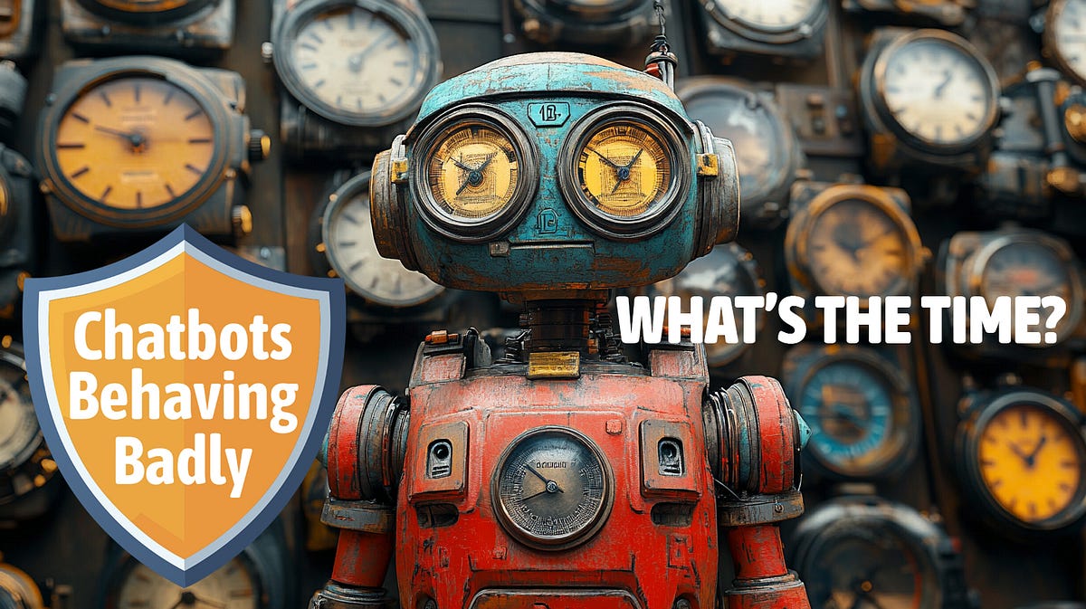 What’s the time? — Chatbots Behaving Badly | by Markus Brinsa | Apr ...