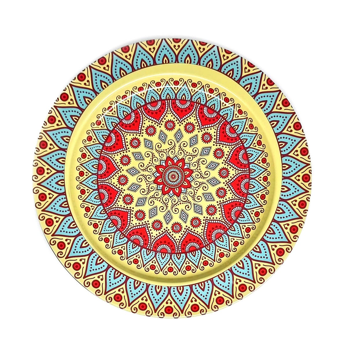 Decorative Puja Thali with Mandala Design | by Satvikstore | Medium