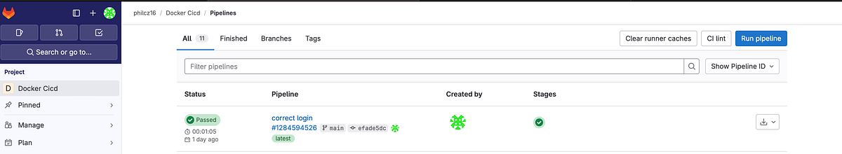 Build a CI/CD Pipeline using Gitlab CICD on a self-managed runner. | by ...