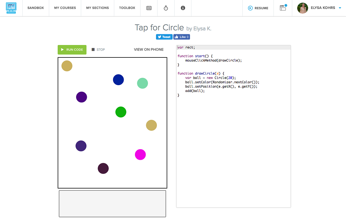 Sharing Programs on CodeHS. We know that you make awesome programs ...