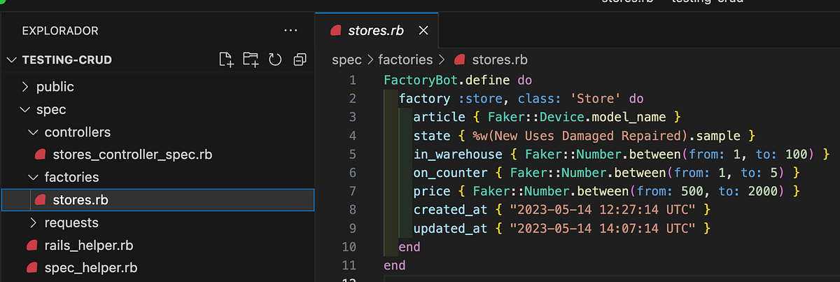 Configuración y pruebas CRUD al controlador con RSpec en Ruby on Rails 7 | by Joel Rojas | Medium