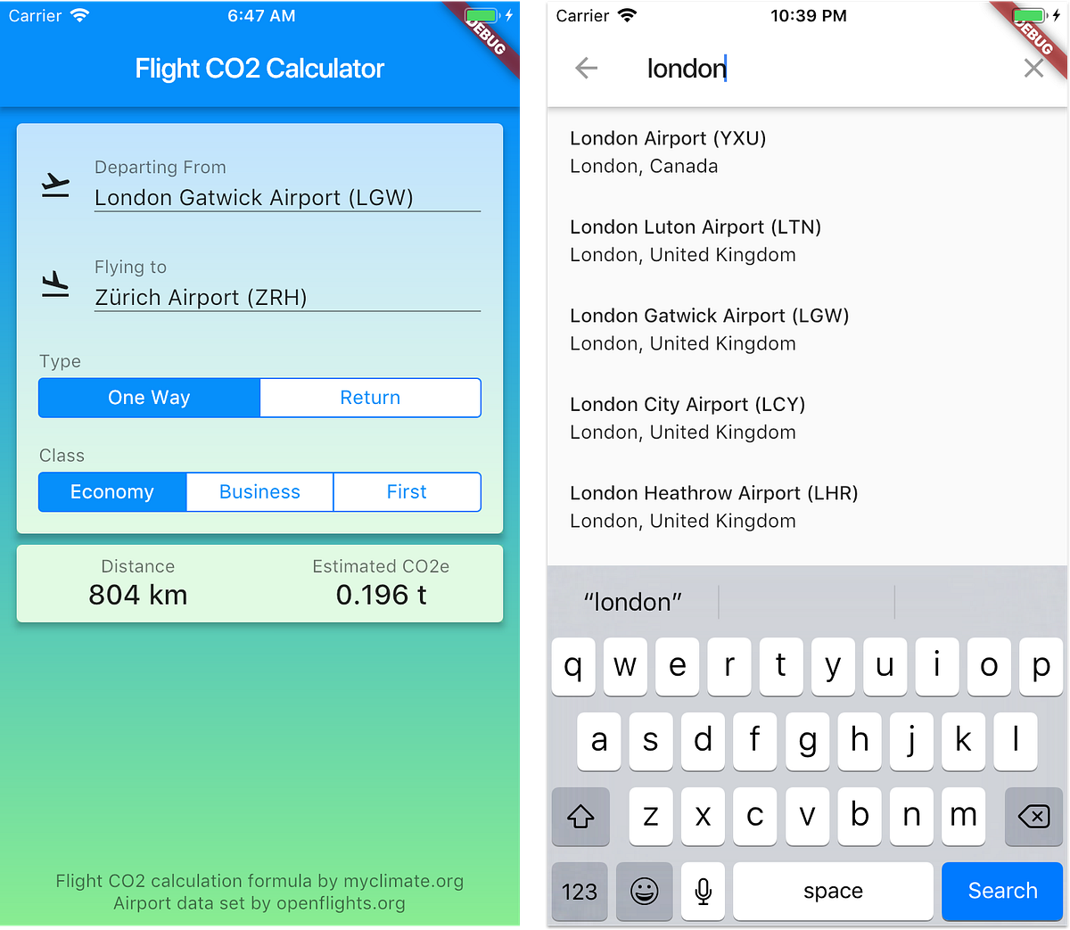 Flutter: Building a Flight CO2 Calculator (Part 1) | by Andrea Bizzotto | Code With Andrea | Medium