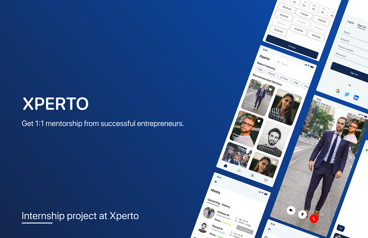 Xperto App- Get 1:1 mentorship from Successful Entrepreneurs. | by UDAY ...