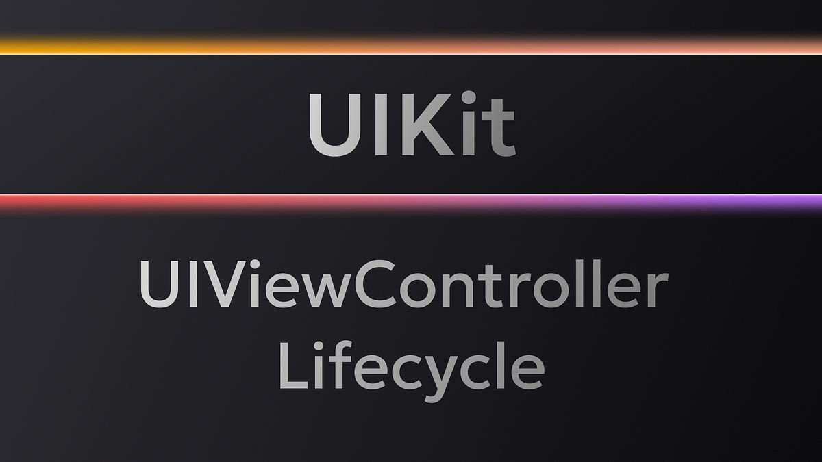 The iOS View Controller Lifecycle: A Beginner’s Guide | by Ceren Uludoğan | iCommunity | Medium