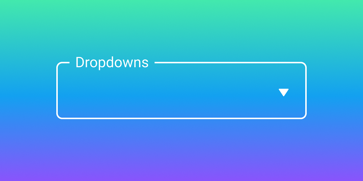 Ui Cheat Sheet Dropdown Field Dropdowns Get A Lot Of Flak From The Ui By Tess Gadd Ux