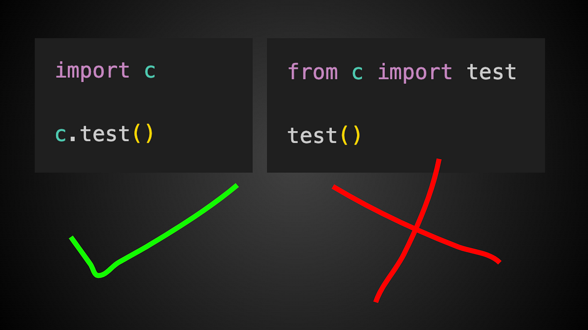 Why I Prefer “import x” Over “from x import y” | by Liu Zuo Lin | Level ...