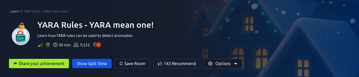 TryHackMe YARA Rules YARA Mean One! | by Sudoroot | Medium