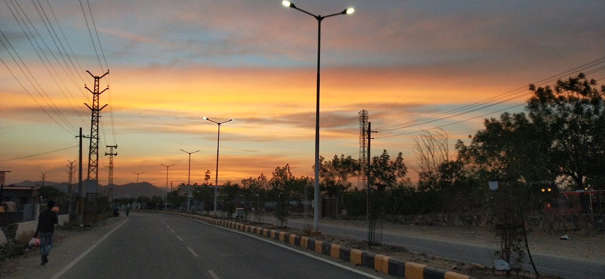 Pleasant Summer Sunset. Driving back from the office, I turn… | by ...