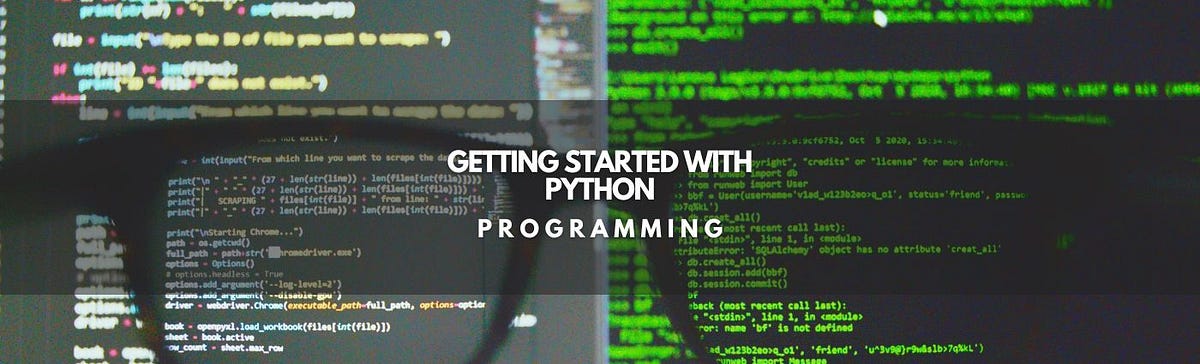 Getting Started With Python Get Started With Python Dr Walid Soula