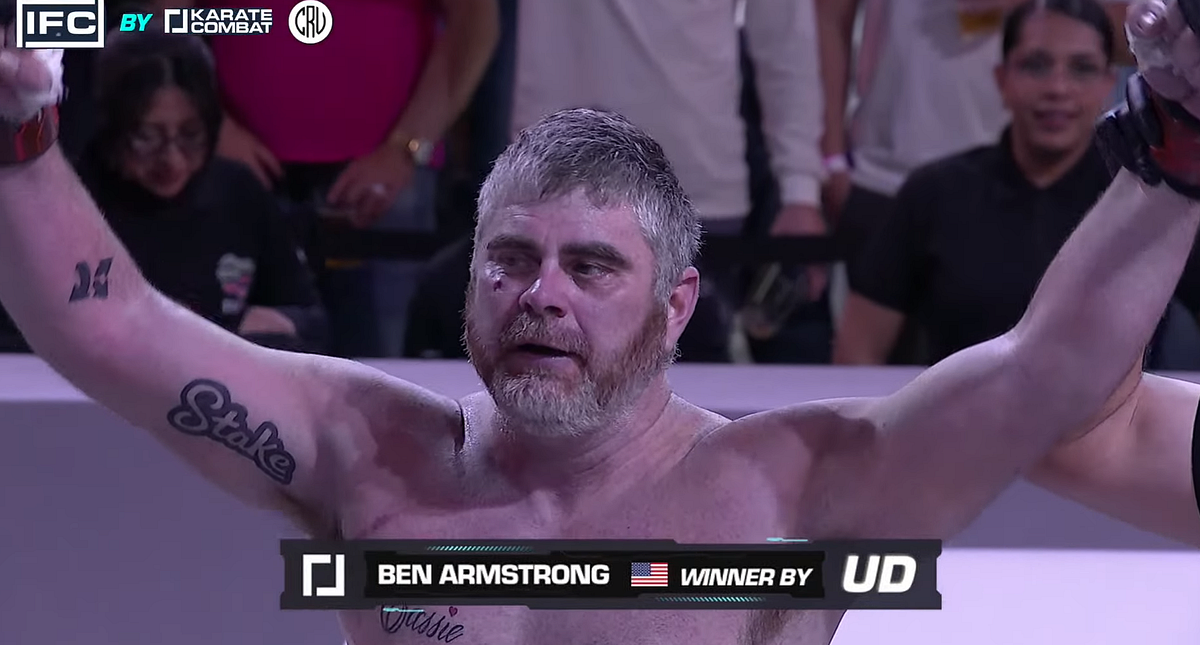 Ben Armstrong’s Redemption : Rising from the Ashes in the Karate Combat ...