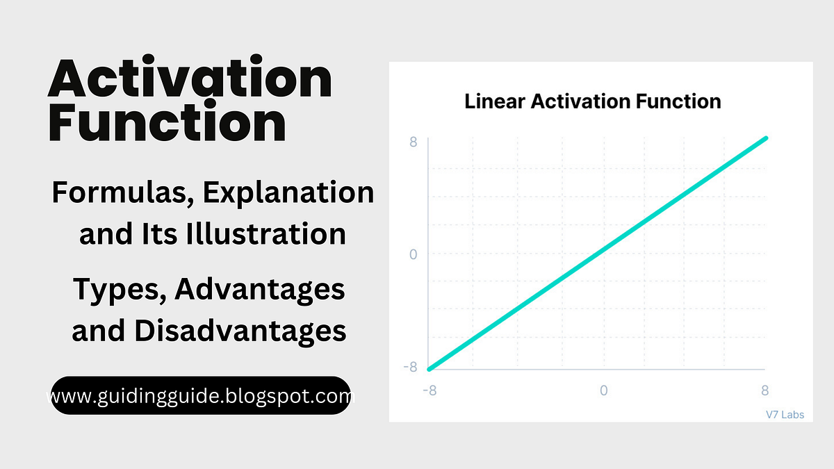 Activation Function: Formulas, Explanation, Usage, Pros and Cons with ...