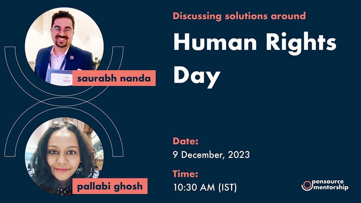 Tech Solutions around Human Rights | by Prateek Verma ...