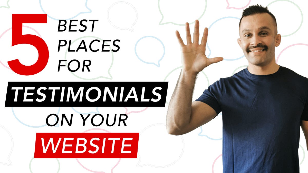 5 Best Places For Testimonials on Your Website | by Craig Maclean | Medium