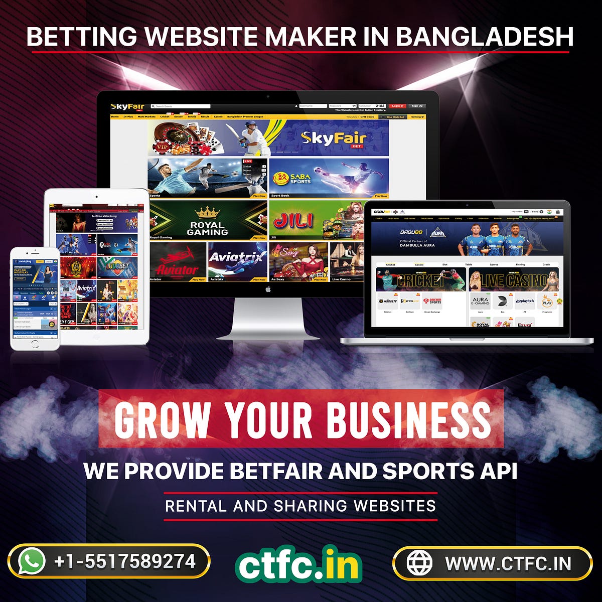 CTFC: Leading Betting Website Maker in Bangladesh - CTFC - Sports ...