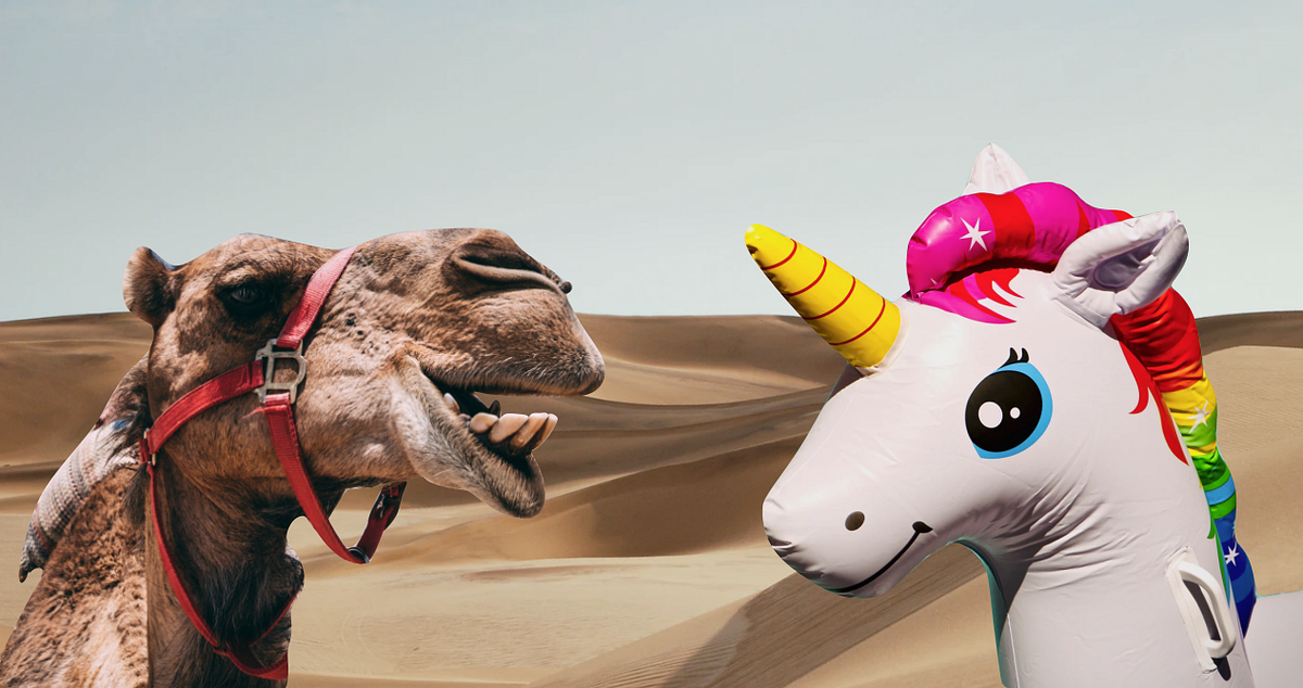 CAMEL VS UNICORN. Ambition and perseverance have aided me… | by Robin ...