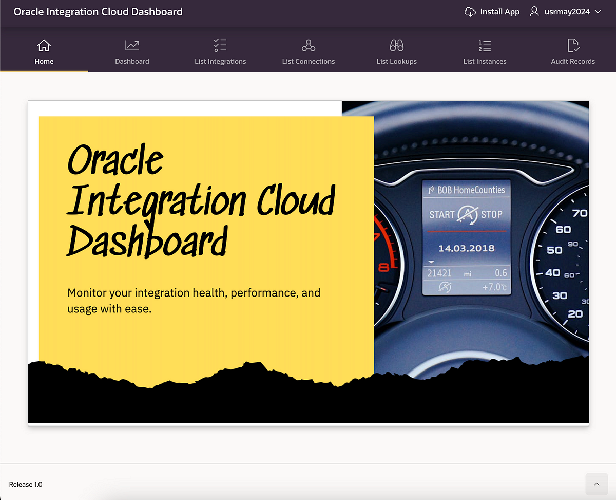 Oracle Apex Oracle Integration Cloud Oic Monitoring Dashboard By Santhosh Kumar Bvsrk Medium