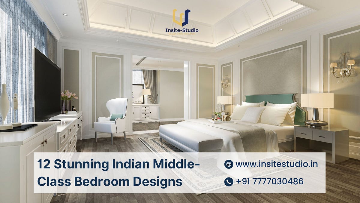 12 Stunning Indian Middle-Class Bedroom Designs! | Insite Studio | by ...