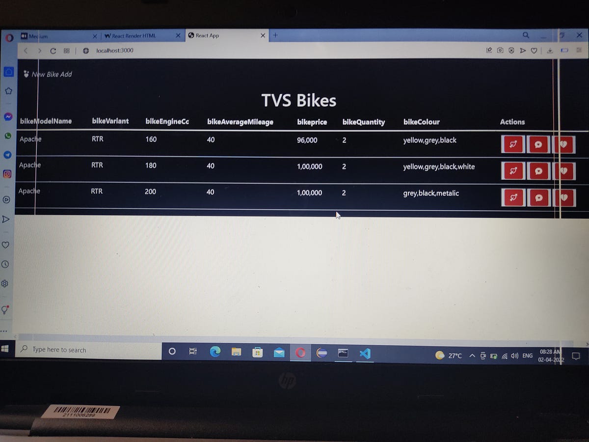 CRUDL in REACT JS:. REACT: | by Paul Roshan | Medium