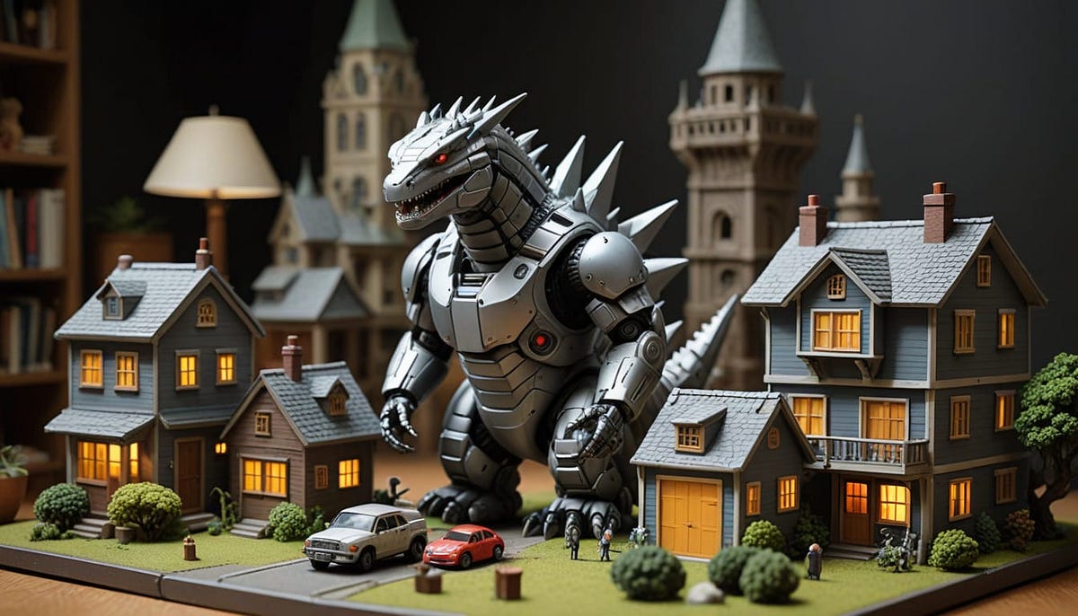AI Dioramas: Crafting Miniature Worlds with Depth and Perspective | by Michael Hadwen | AI Art ...