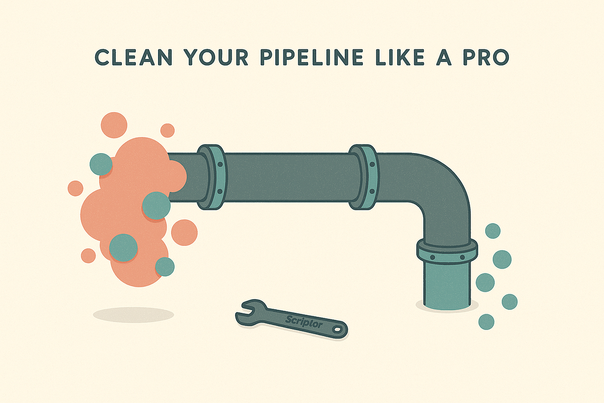 Clean Your Pipeline Like a Pro. I used to treat my sales pipeline like ...
