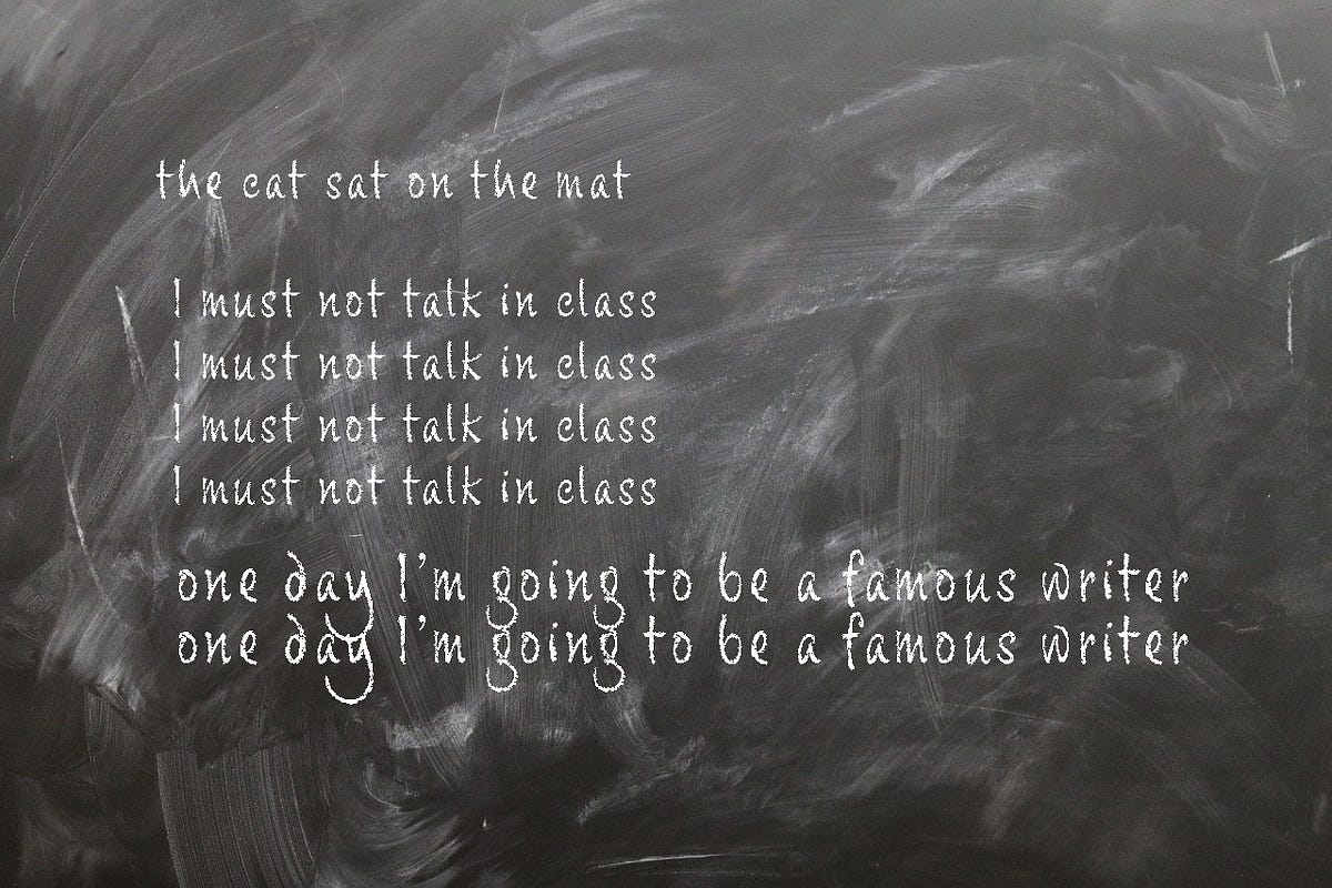 That first book. Putting chalk on slate — a guide for… | by Gil Jackson ...