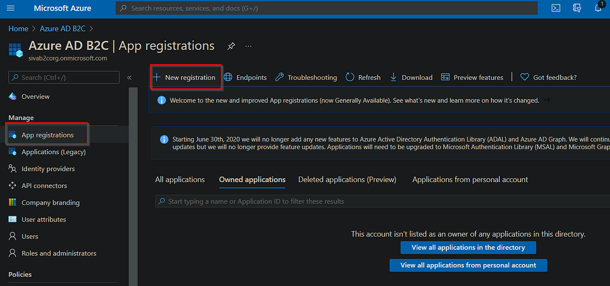 Azure AD B2C — Create and Register User Flows | by Siva Saripilli | Medium