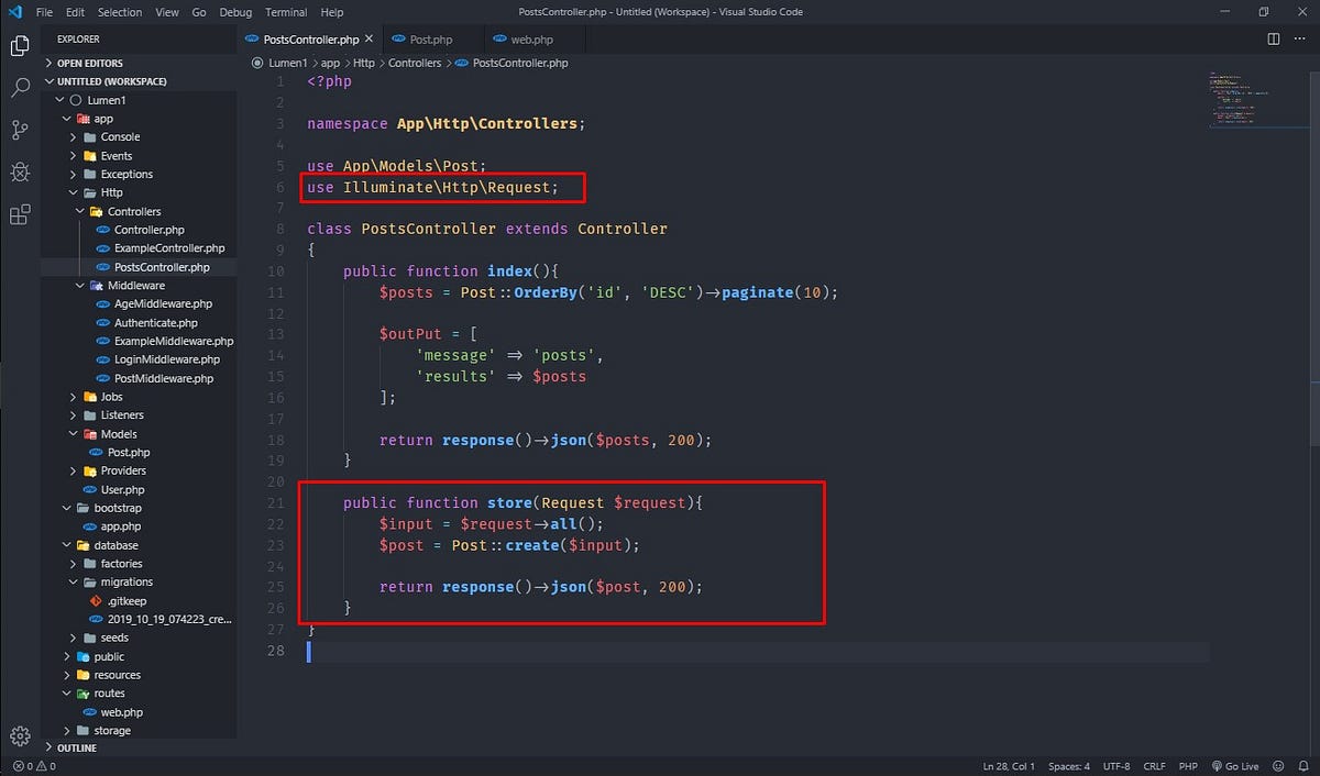 Pertemuan Ke 5 Lumen Rest CRUD Restful API - Muhamadrizal - Medium