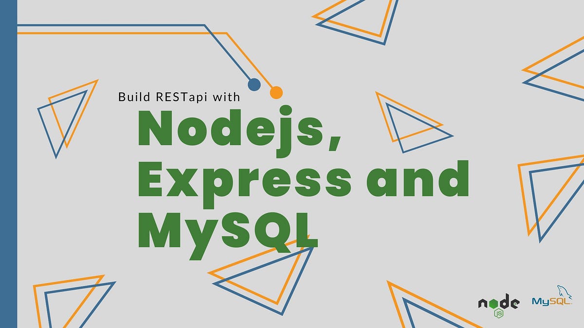 สร้าง RESTapi ด้วย Nodejs, Express และ MySQL | by Salakjit P. | Medium